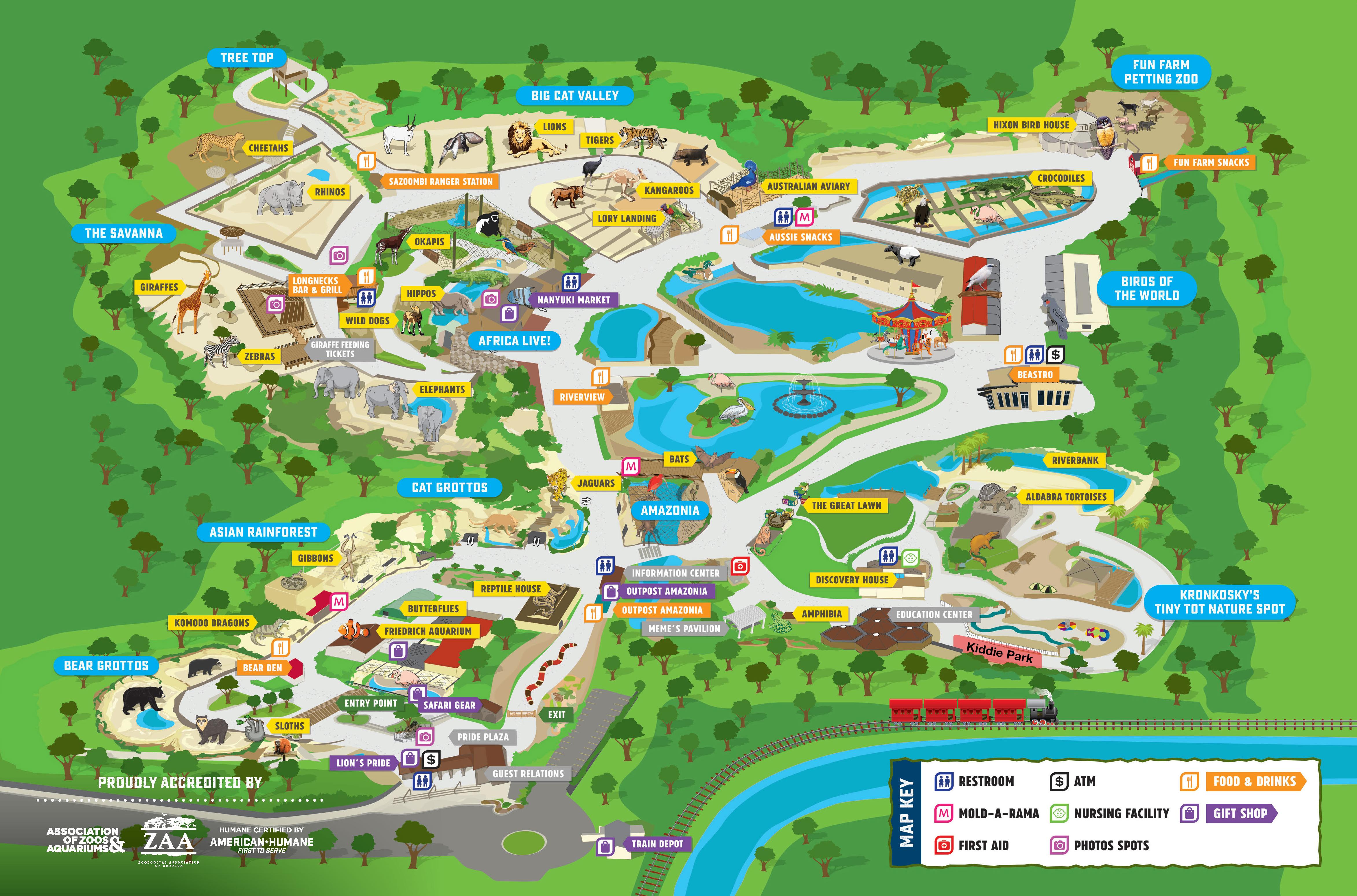 San Antonio Brackenridge Park Map