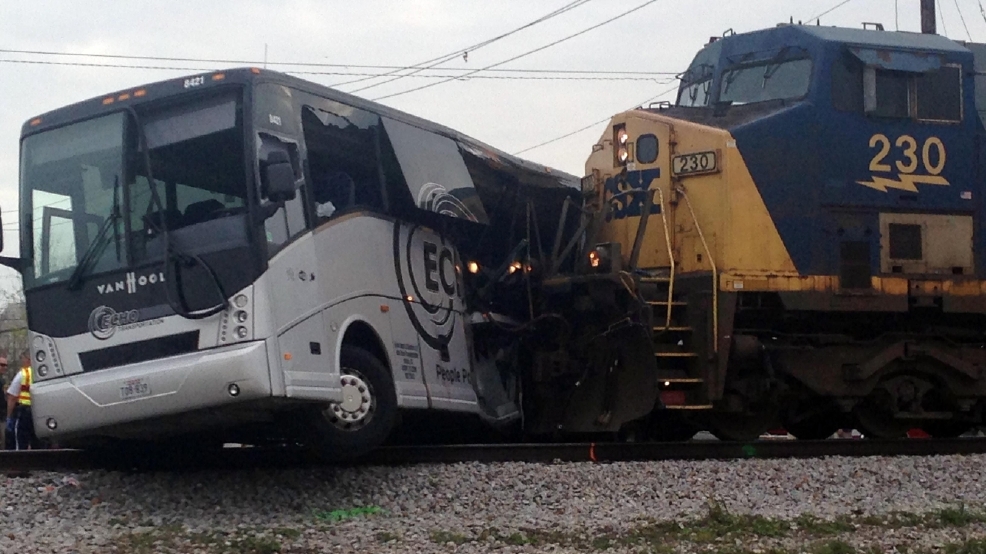 Train hits bus, killing 4 passengers on senior center trip | WJLA