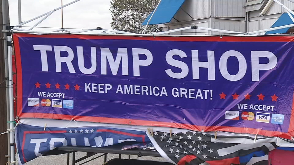 Donald Trump merchandise stands set up in Abilene not affiliated with ...