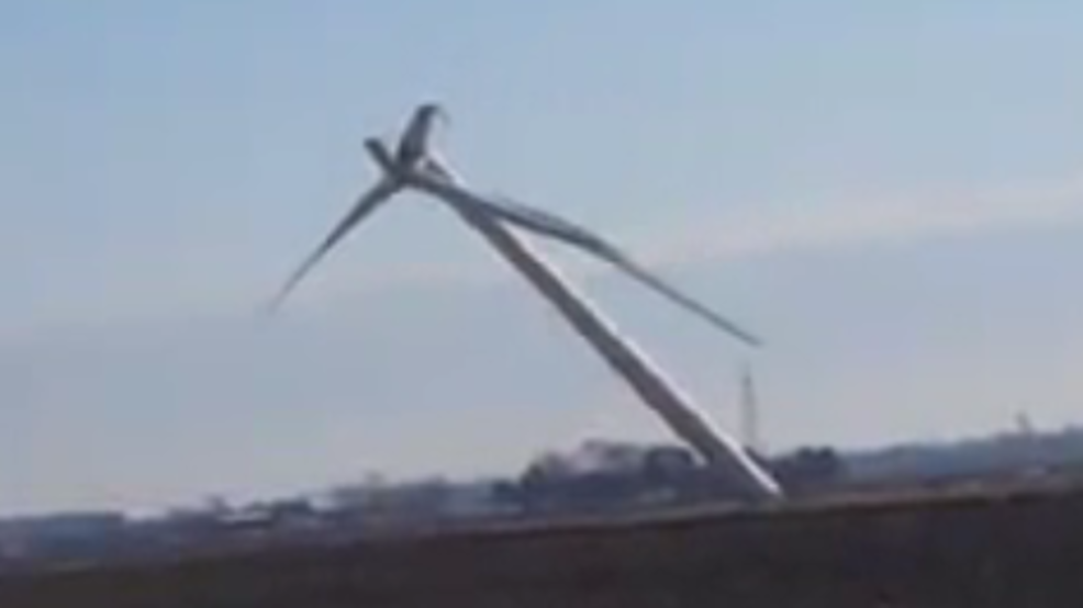 Wind turbine in Tuscola County taken down months after being damaged | WBSF