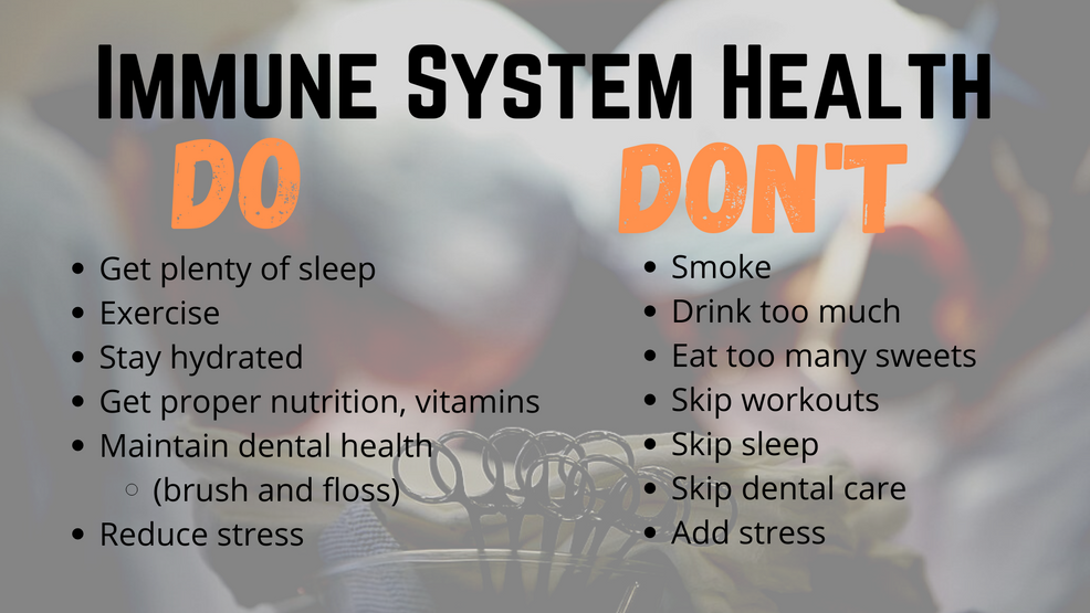 Experts say a strong immune system can help protect you from ...