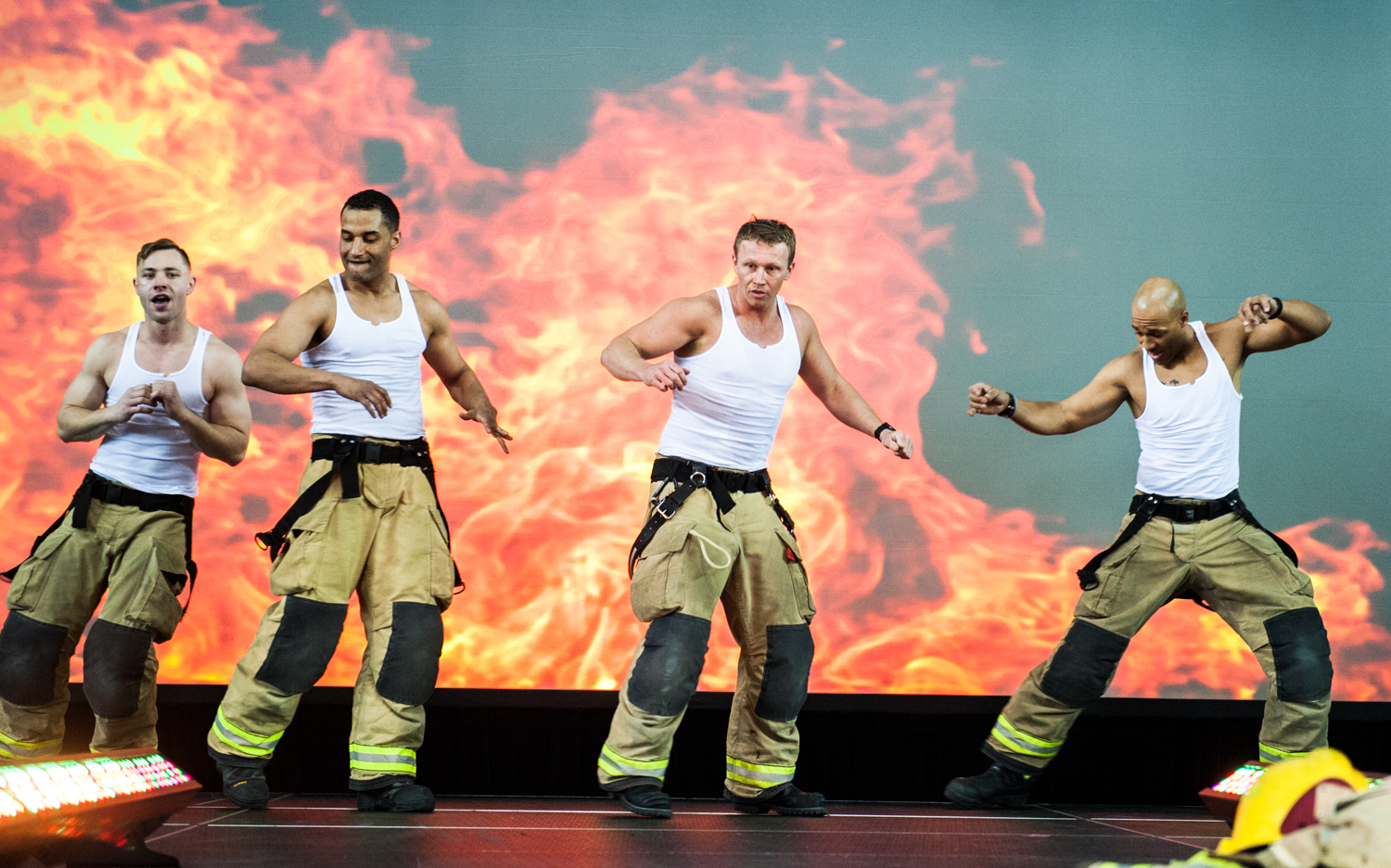 Photos: Dancing Firefighters had the So NW Women's Show feeling ...