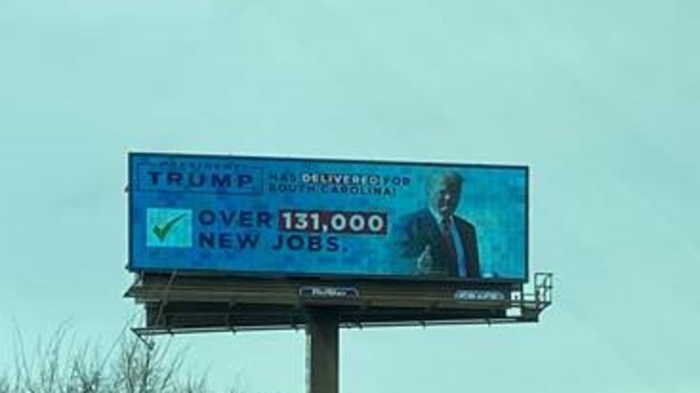SCGOP and RNC highlight President Trump on billboards ahead of ...